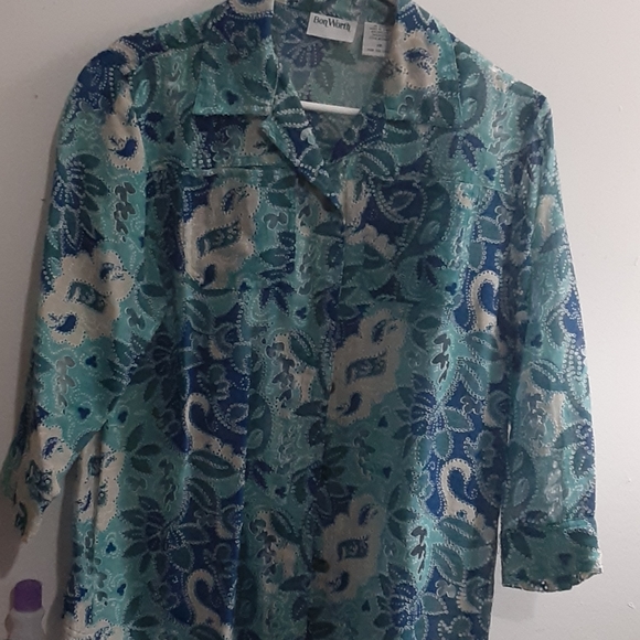 BonWorth | Tops | Bonworth Blouse 65viscose 35nylon Sp | Poshmark